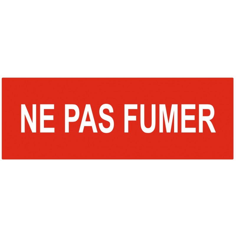 Panneau ou autocollant interdit de fumer Panneau ou autocollant interdit de fumer